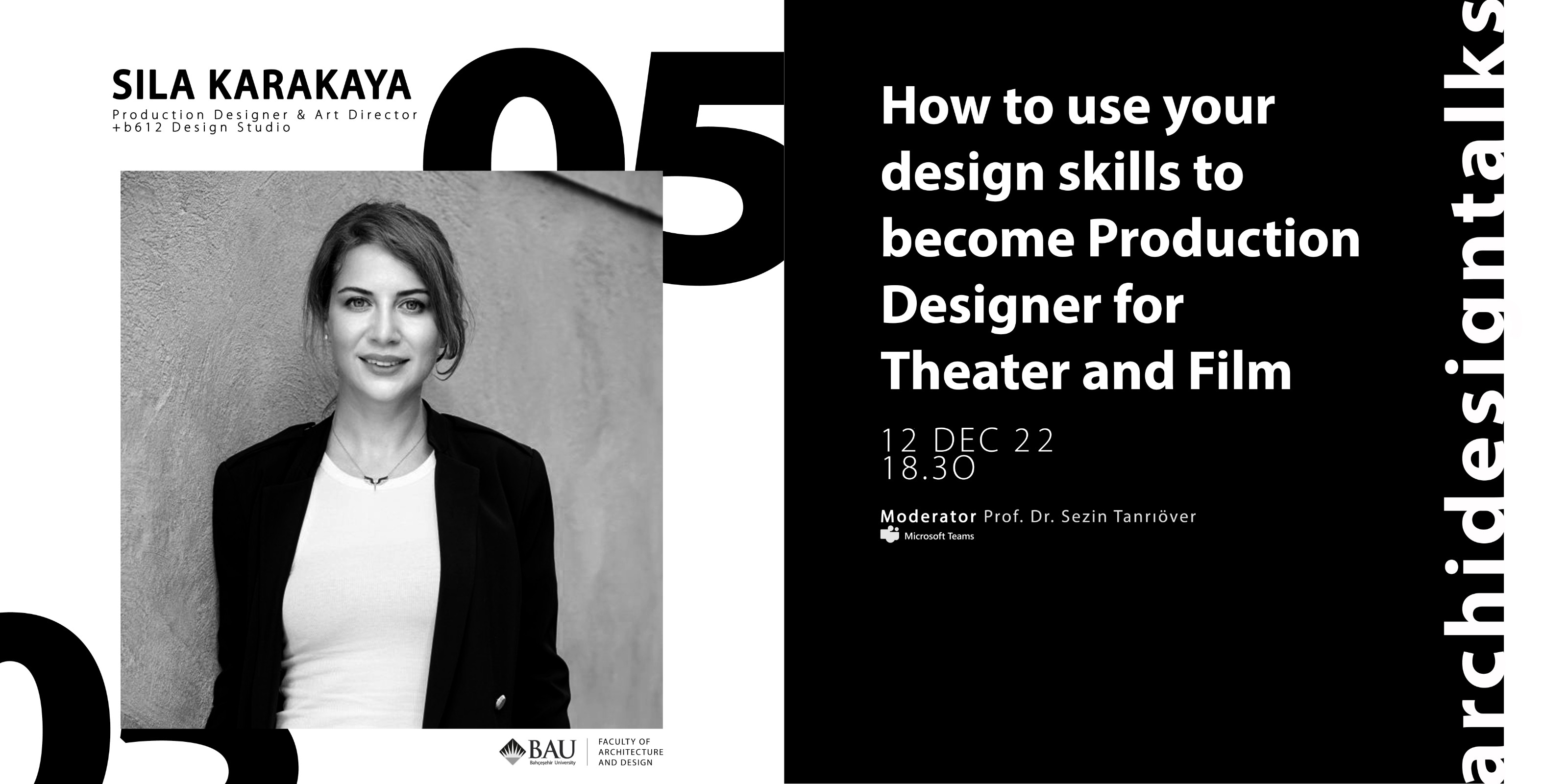 ArchiDesign Talks - Sıla Karakaya | BAU | Bahçeşehir Üniversitesi