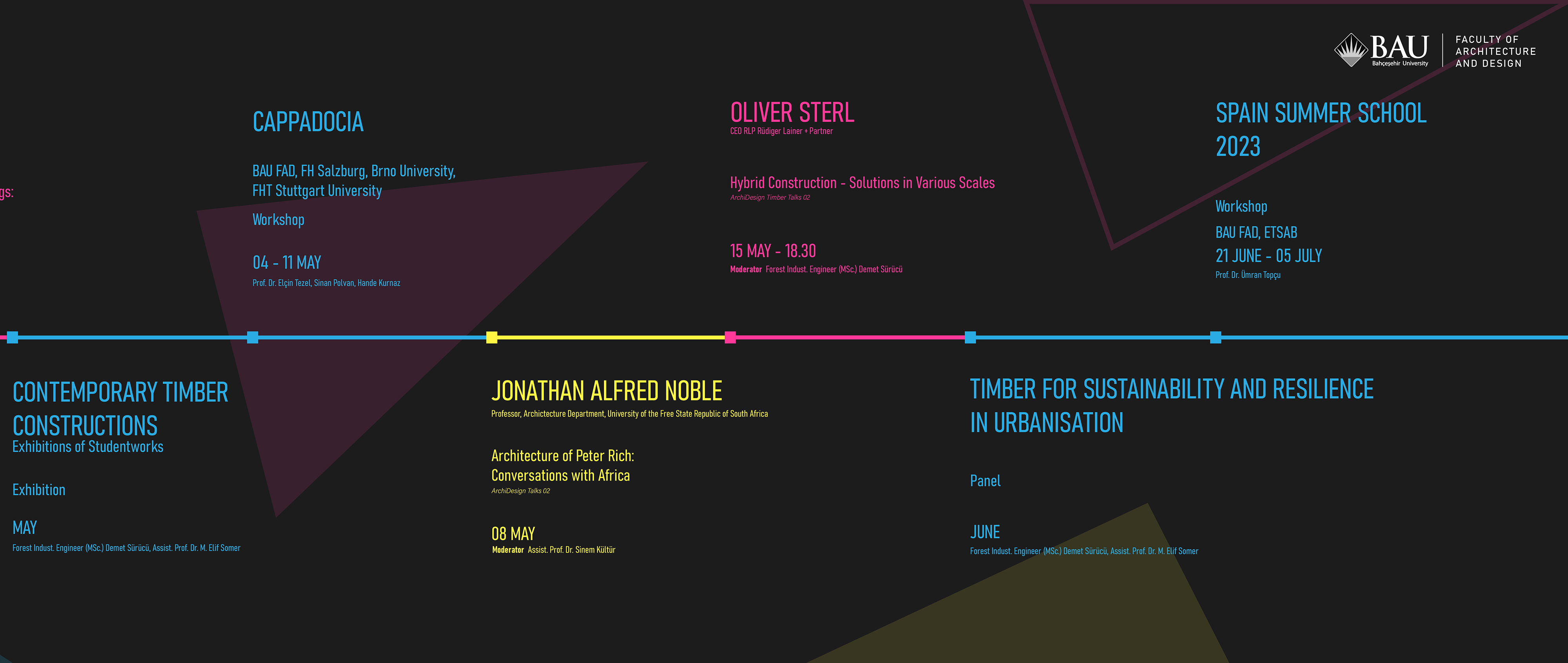 Faculty of Architecture & Design 2023 Spring Activity Calendar | BAU ...